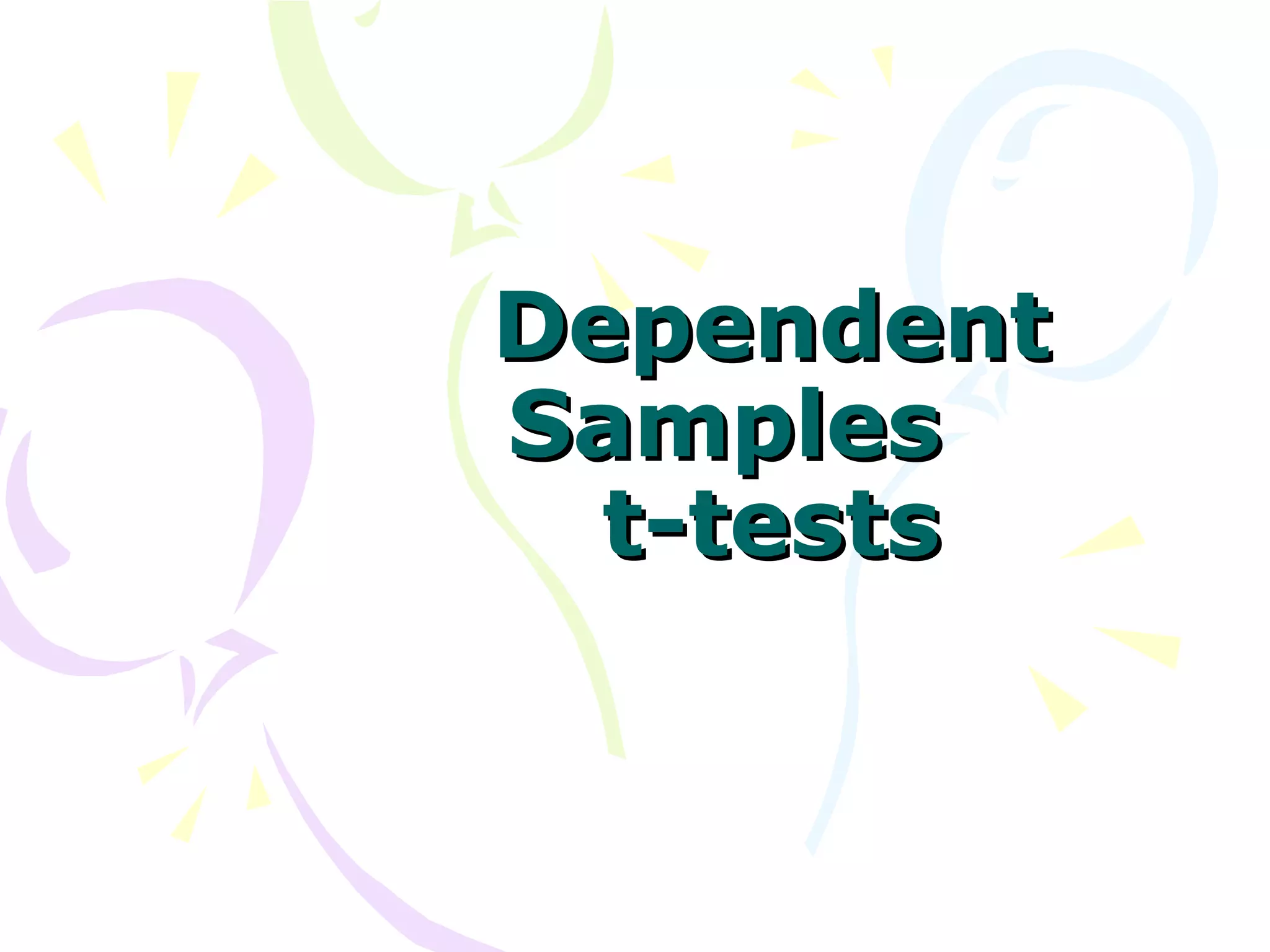 T test statistics | PPT