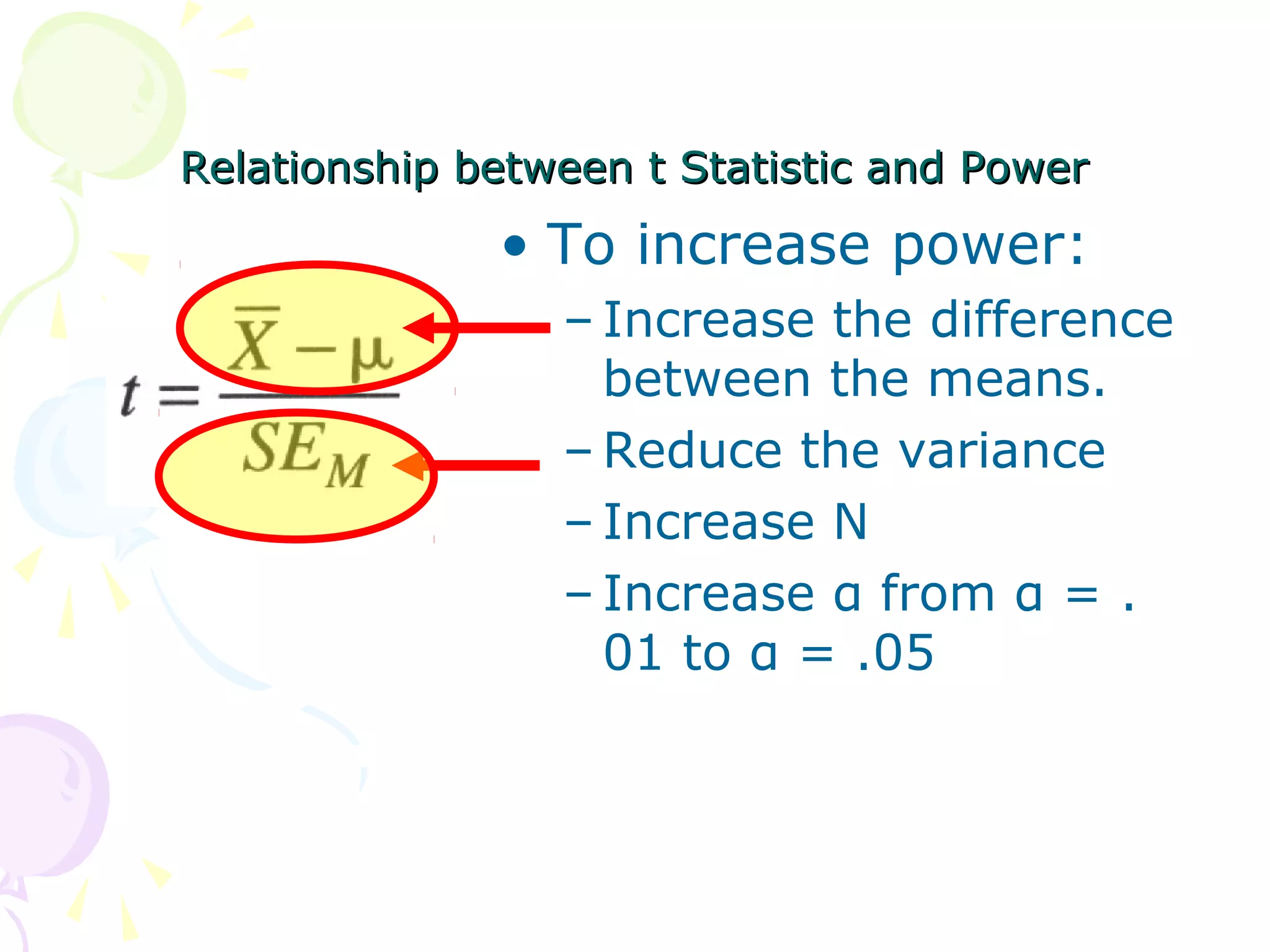 T test statistics | PPT