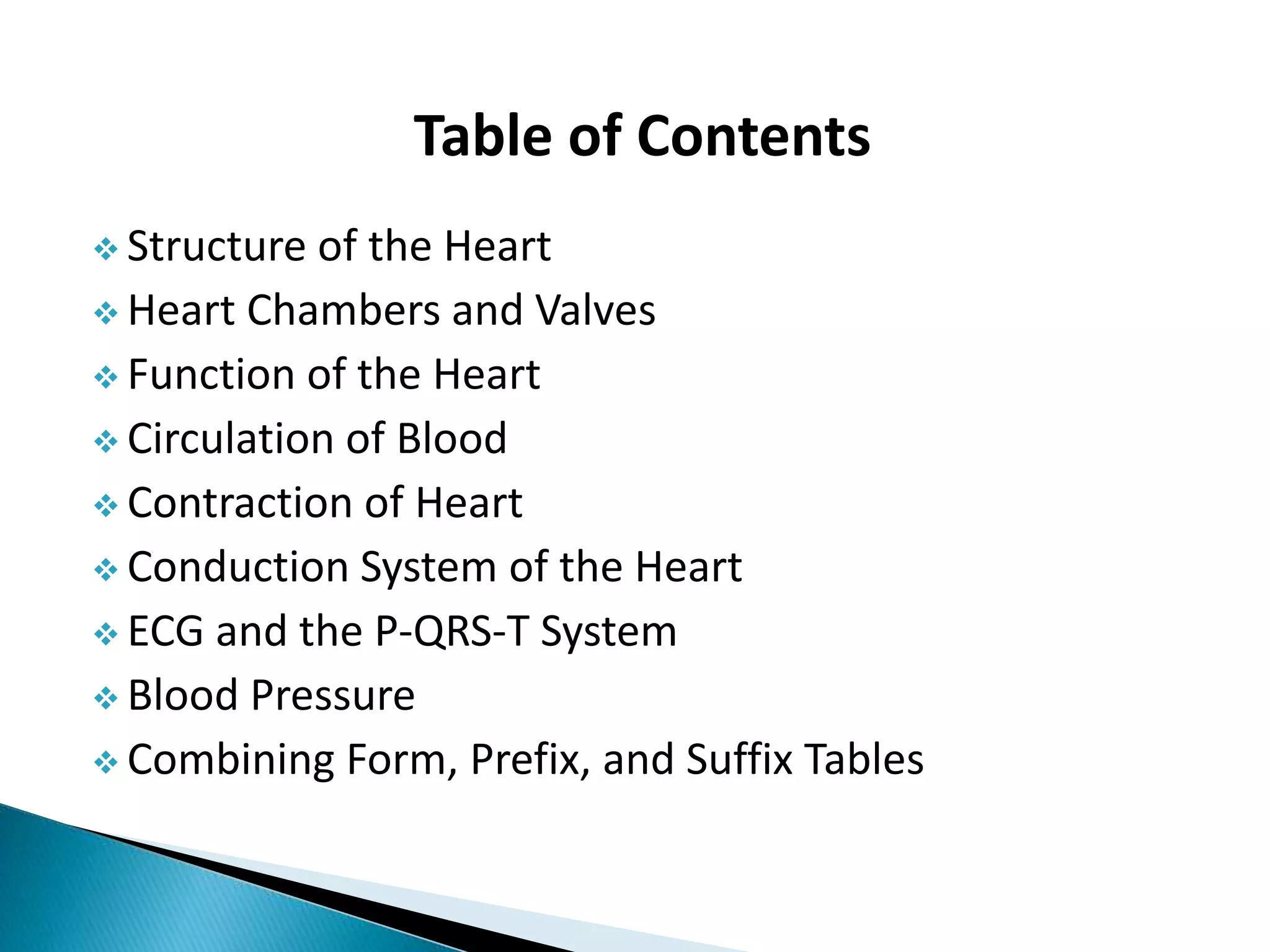 The structure and Function of the Heart | PPTX