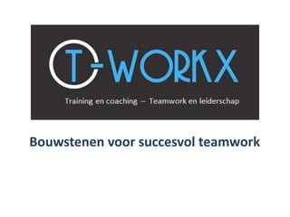 T-Workx presentatie inspiratie in Teamwork | PDF