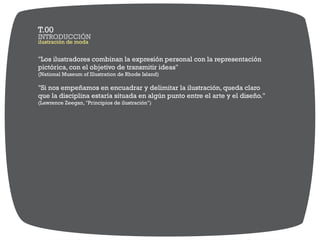 T00 introducción a la ilustración de moda | PPT