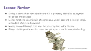 Story of Money: An overview on the story of money by Julio Marín | PPTX