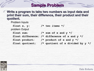 C language first program | PPS