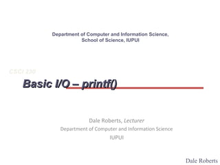 T03 a basicioprintf | PPT
