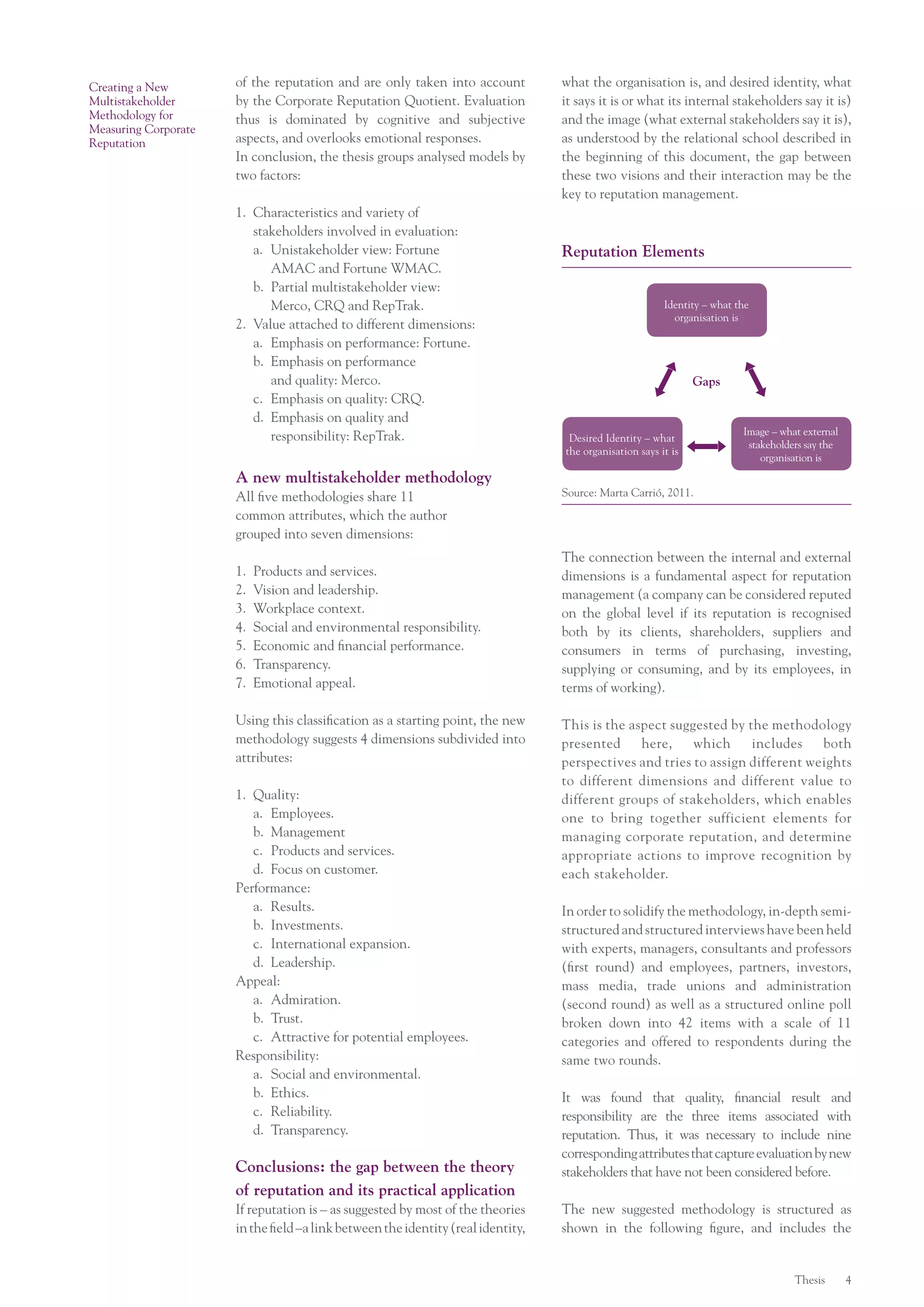 Creating a new multistakeholder methodology for measuring reputation | PDF