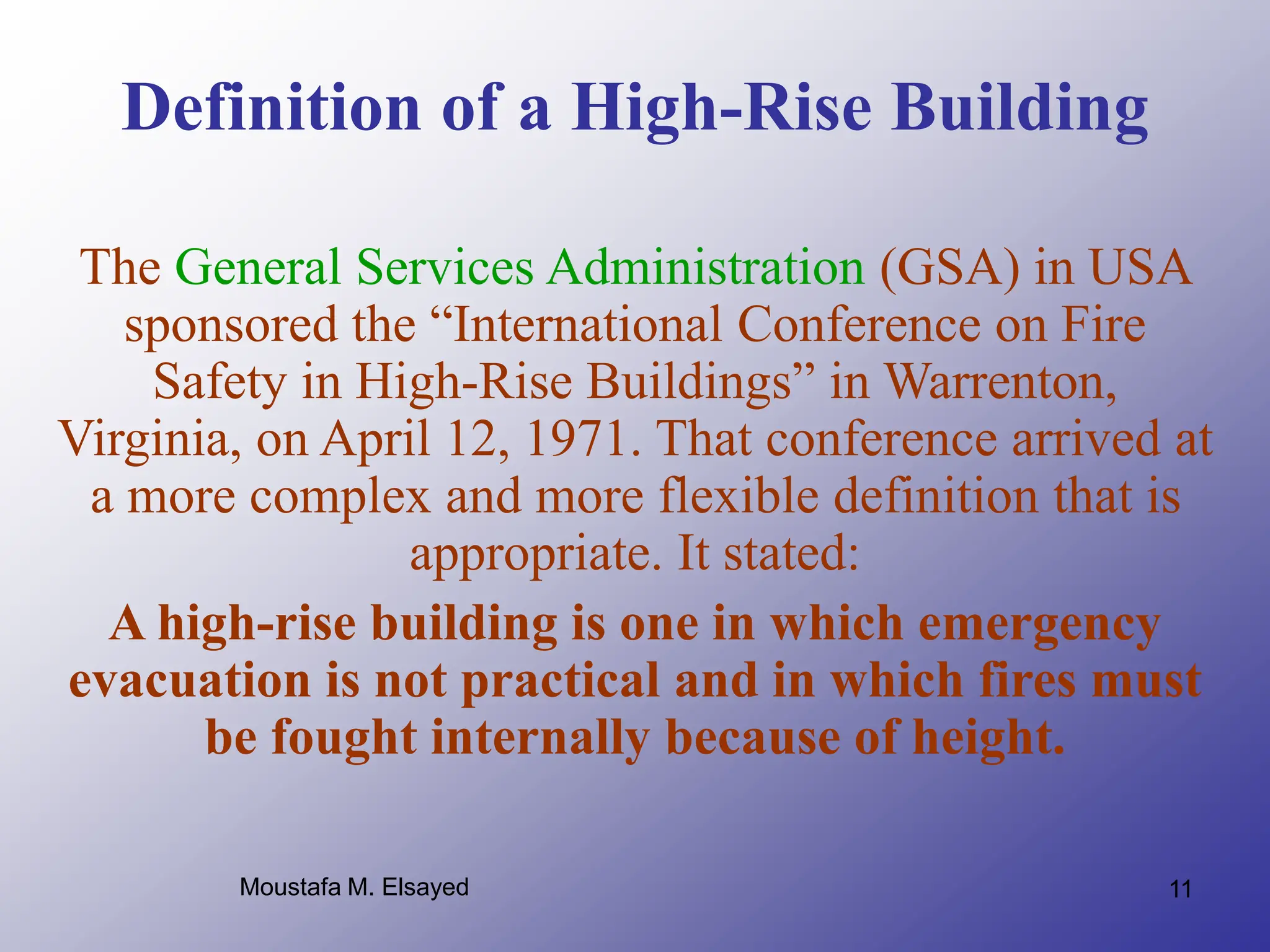 T07-1 Introduction to High Rise Buildings, Design of Electromechanical ...