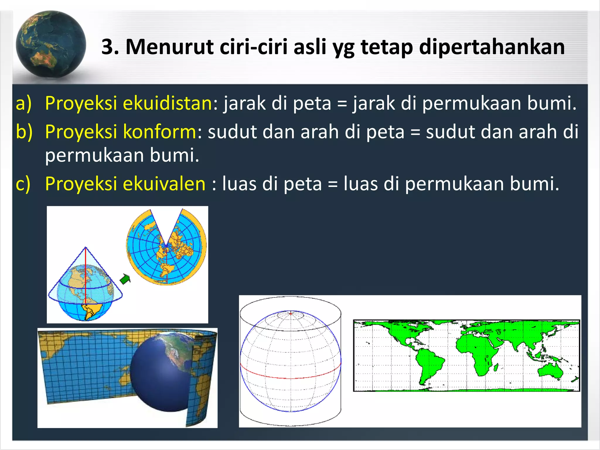 Sistem Proyeksi Peta | PDF