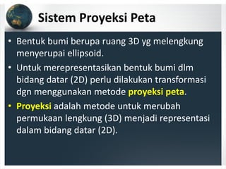 Sistem Proyeksi Peta | PDF