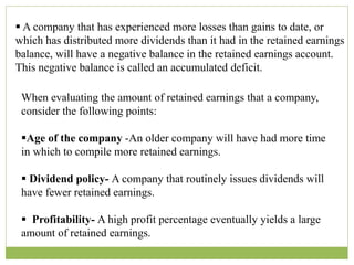 Retained Earnings, Institutional Borrowing and Public Deposit | PPTX