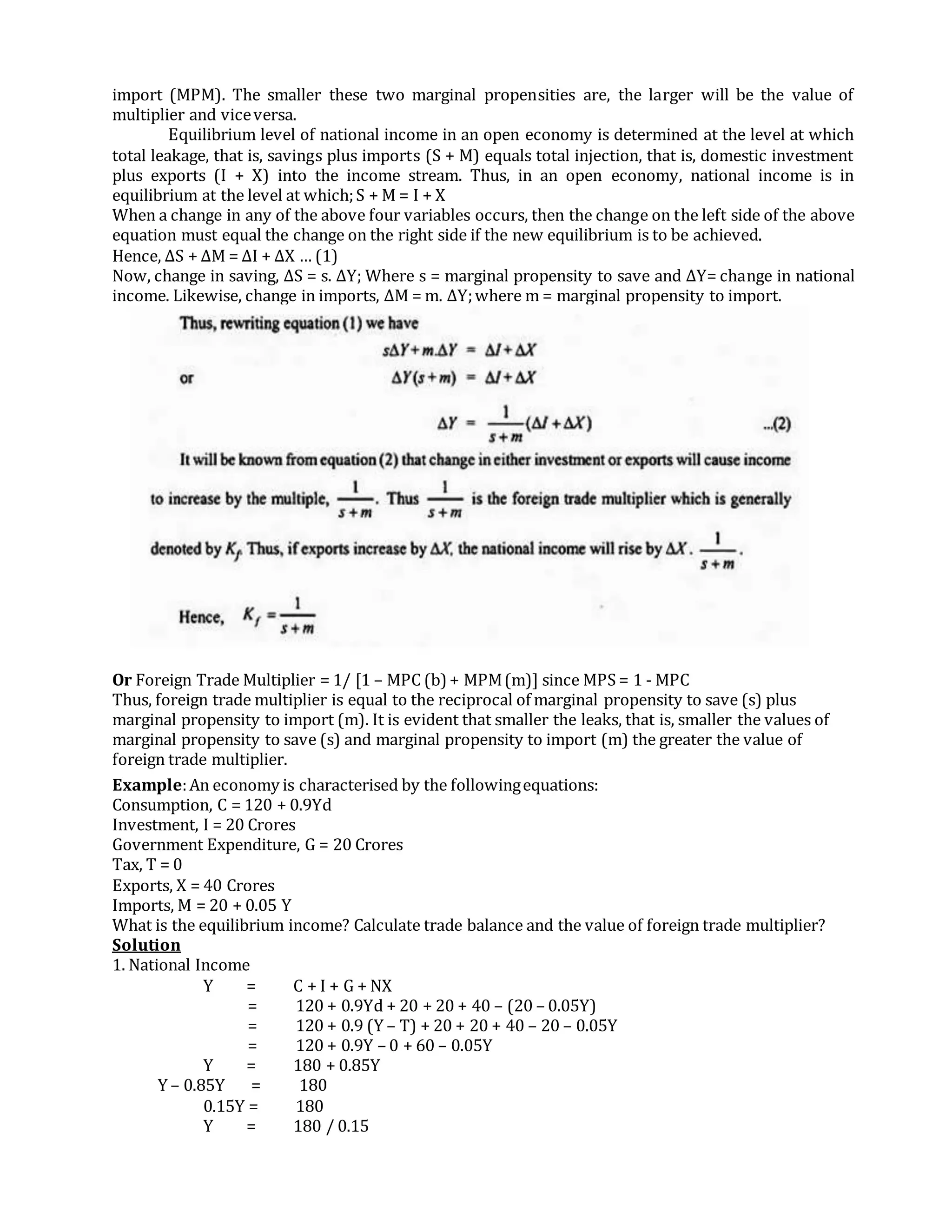 Multiplier Theory in Economics | DOCX