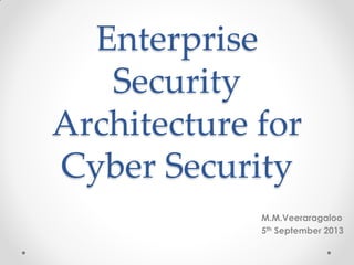SABSA vs. TOGAF in a RMF NIST 800-30 context | PDF