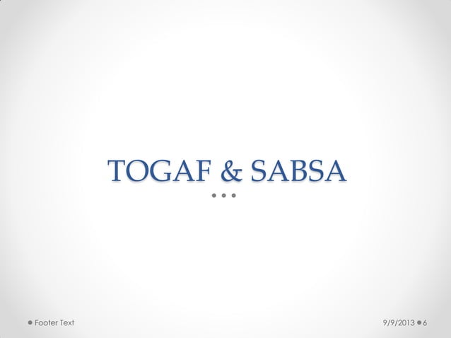 SABSA vs. TOGAF in a RMF NIST 800-30 context | PDF | Databases ...