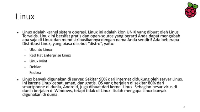 Raspberry pi introduction | PPTX