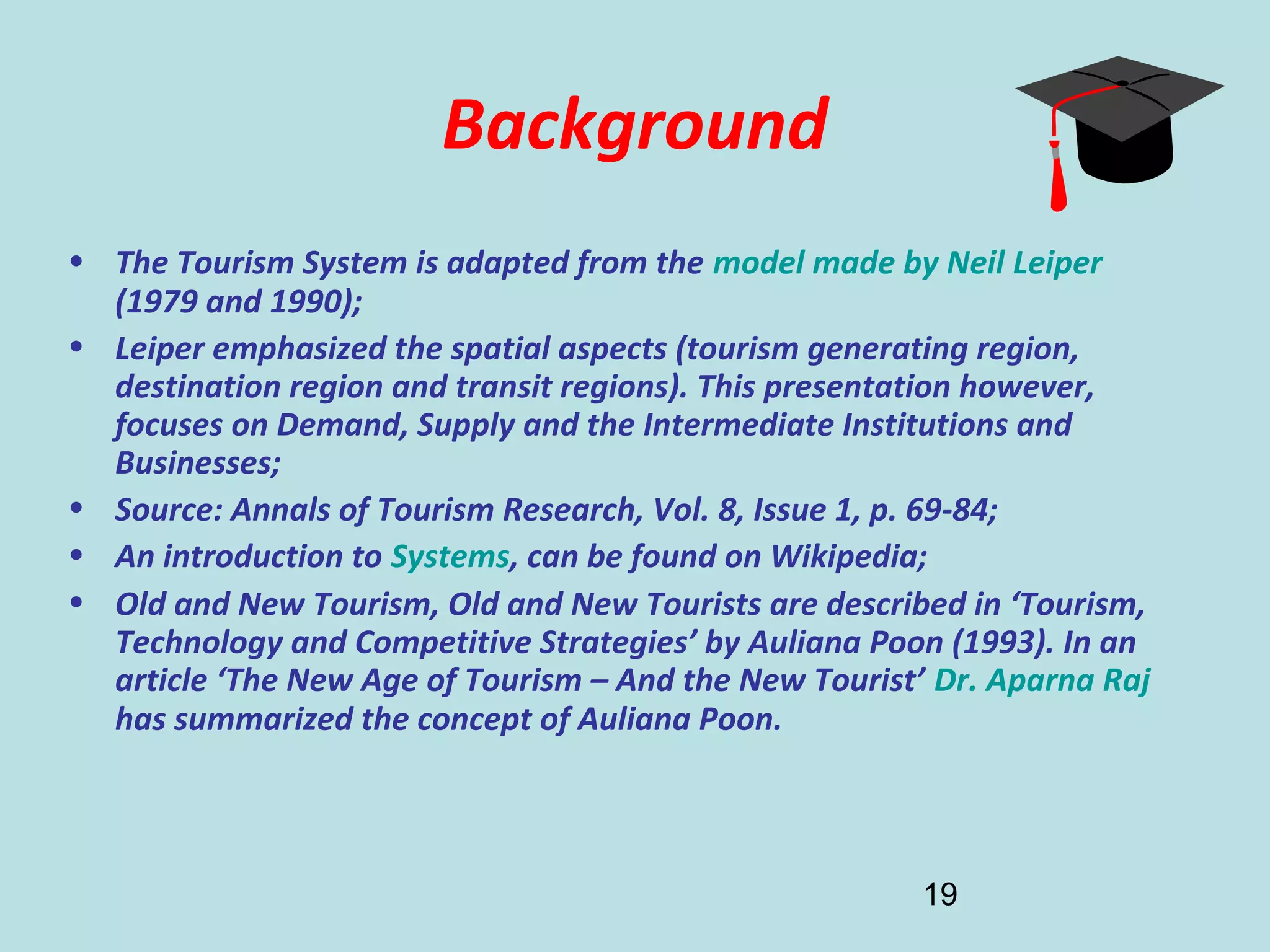 Introduction Tourism System (NEW VERSION 2017) | PPT