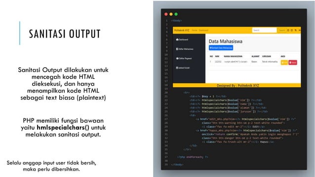 Unsur Keamanan dalam Web | PPT