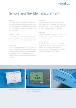 T1000 Roughness Tester "Powerfull" | PDF
