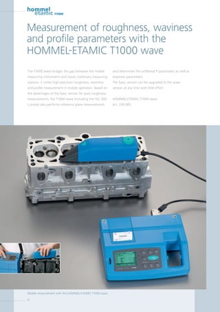 T1000 Roughness Tester "Powerfull" | PDF