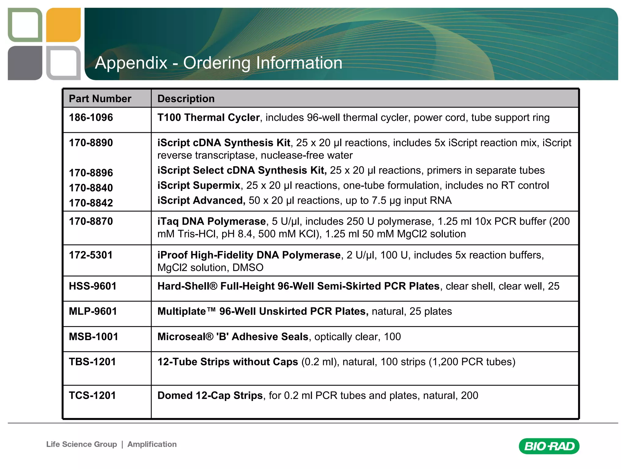 Meet the T100 from Bio-Rad Laboratories | PPT