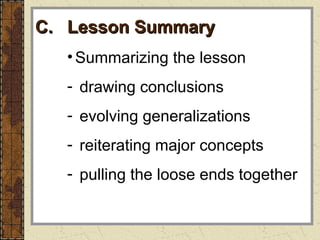 Tips in preparing session plan and Evaluation .ppt