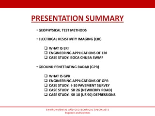 T11 geophysical testing-landschoot | PPTX