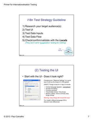 Testing with an Accent: Internationalization Testing | PDF