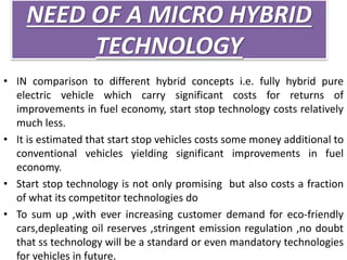 micro-hybrid technology | PPT