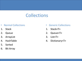 collections | PPT