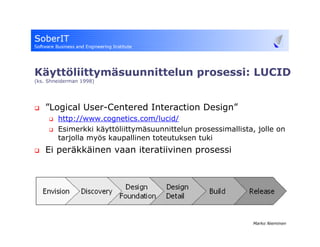 T-121-5300 (2008) User Interface Design 9 - Process | PPT