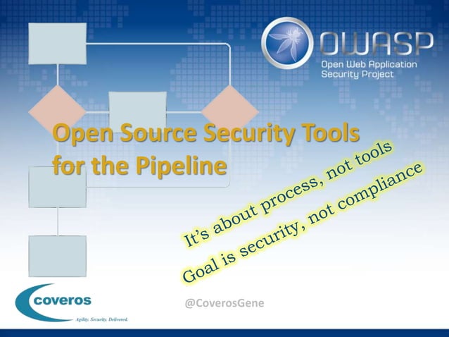 Open Source Security Tools for the Pipeline | PPT