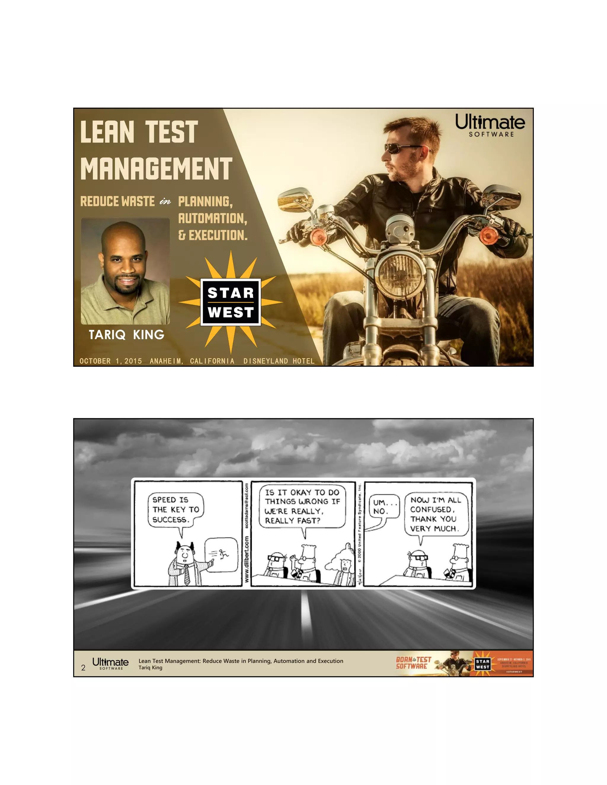 Lean Test Management: Reduce Waste in Planning, Automation, and ...