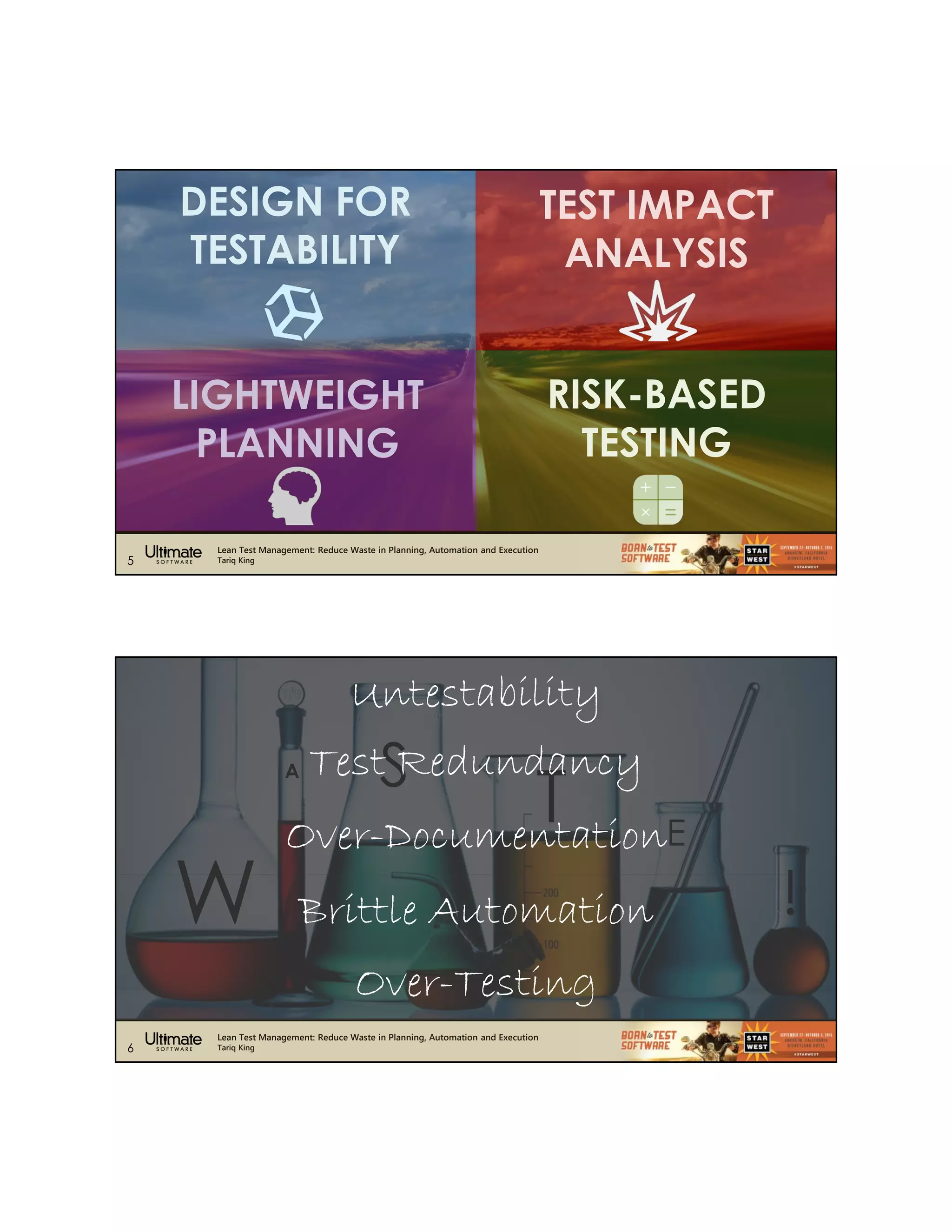 Lean Test Management: Reduce Waste in Planning, Automation, and ...