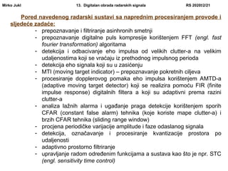 T13P Digitalna obrada radarskih signala.ppt