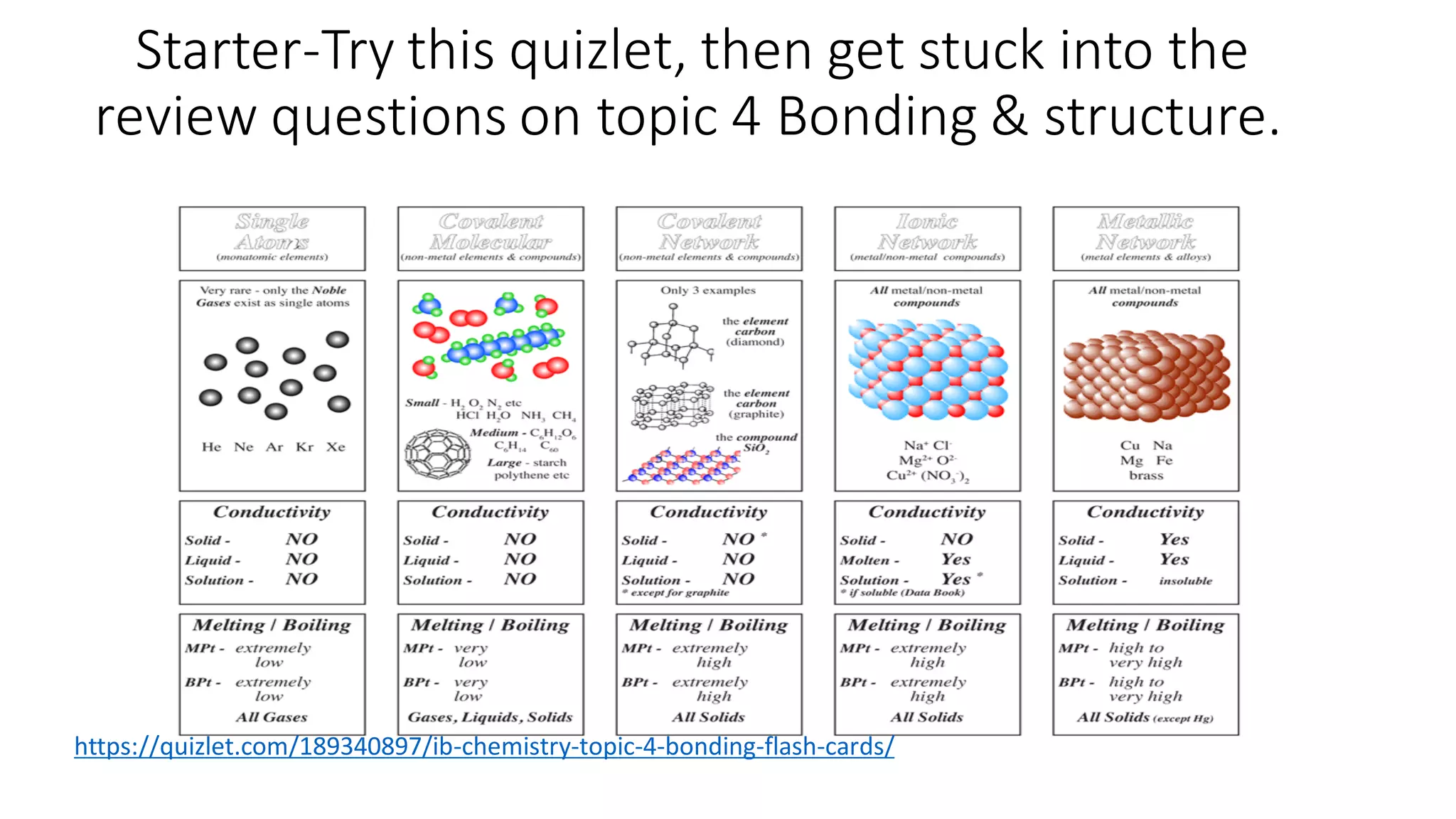 T14 IB Chemistry Structure & Bonding | PDF