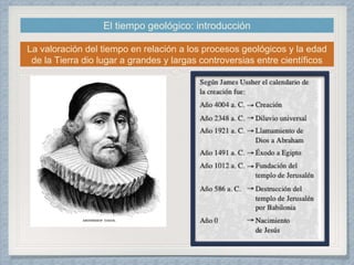 El tiempo geologico y la datación relativa | PPTX