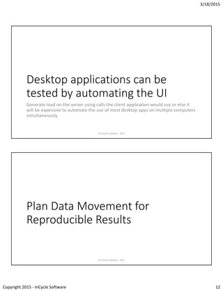 Implement an Enterprise Performance Test Process | PDF