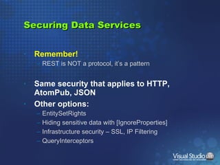 Building RESTful Applications with OData | PPT