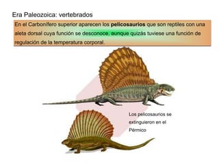 Vertebrados en el paleozoico | PPTX