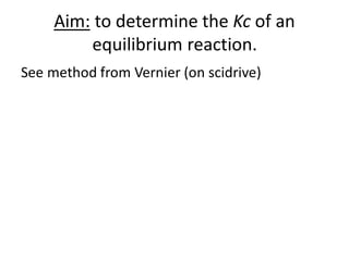 T17 IB Chemistry Equilibrium | PDF