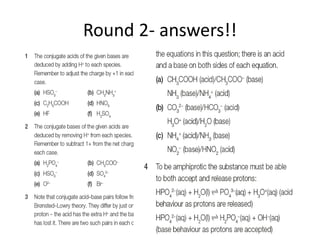 T18 IB Chemistry Acids&Bases | PDF