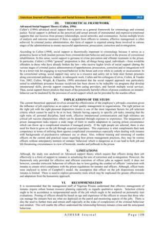 Management of Hostile Behaviour of Prison Inmates with Psychoactive ...