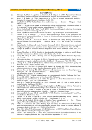 Management of Hostile Behaviour of Prison Inmates with Psychoactive ...