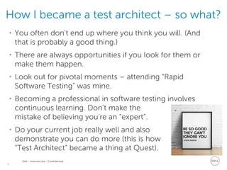 A Day in the Life of a Test Architect | PDF