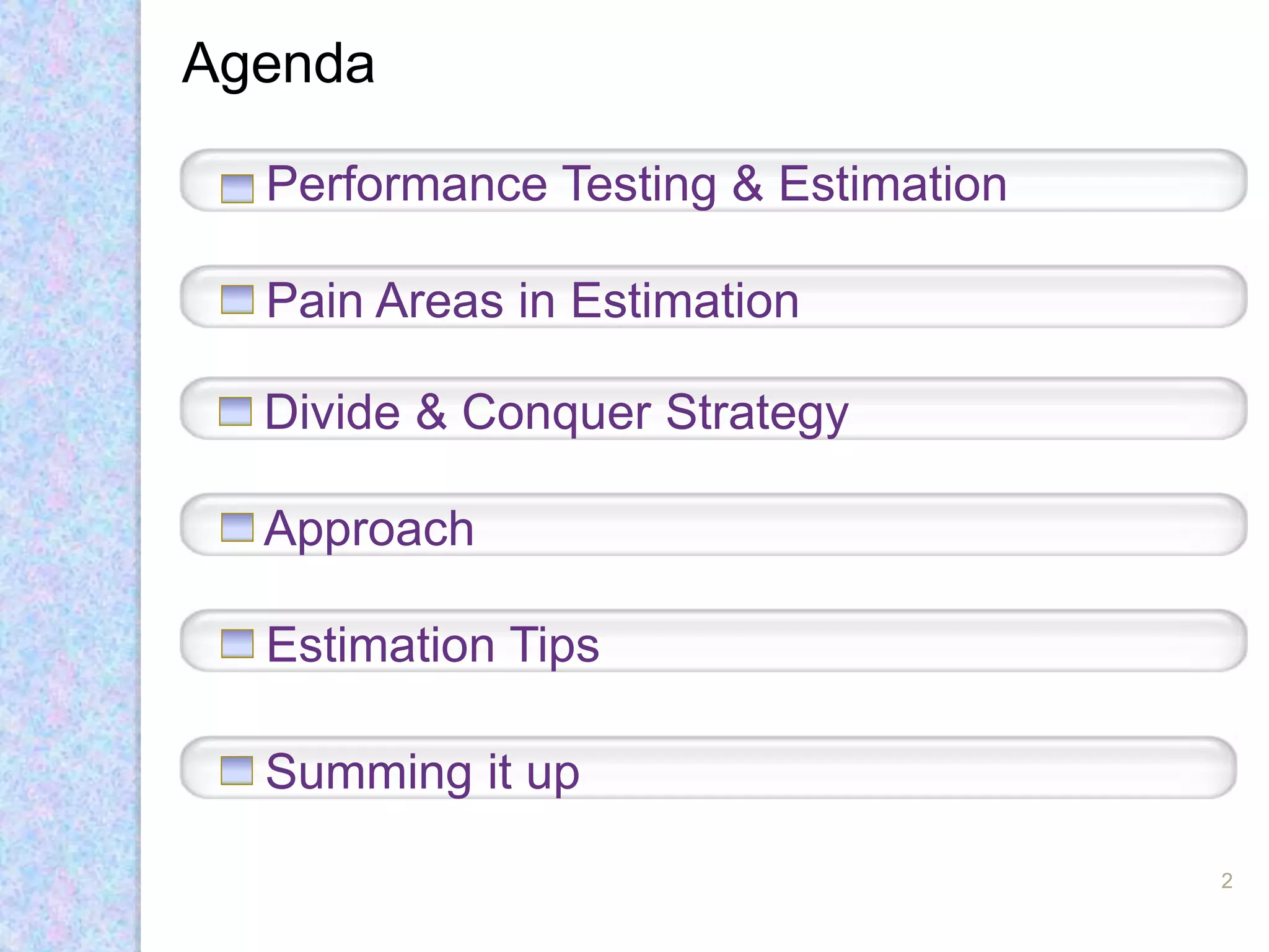 T19 Performance Testing Effort Estimation Or Guesstimation Revised Ppt