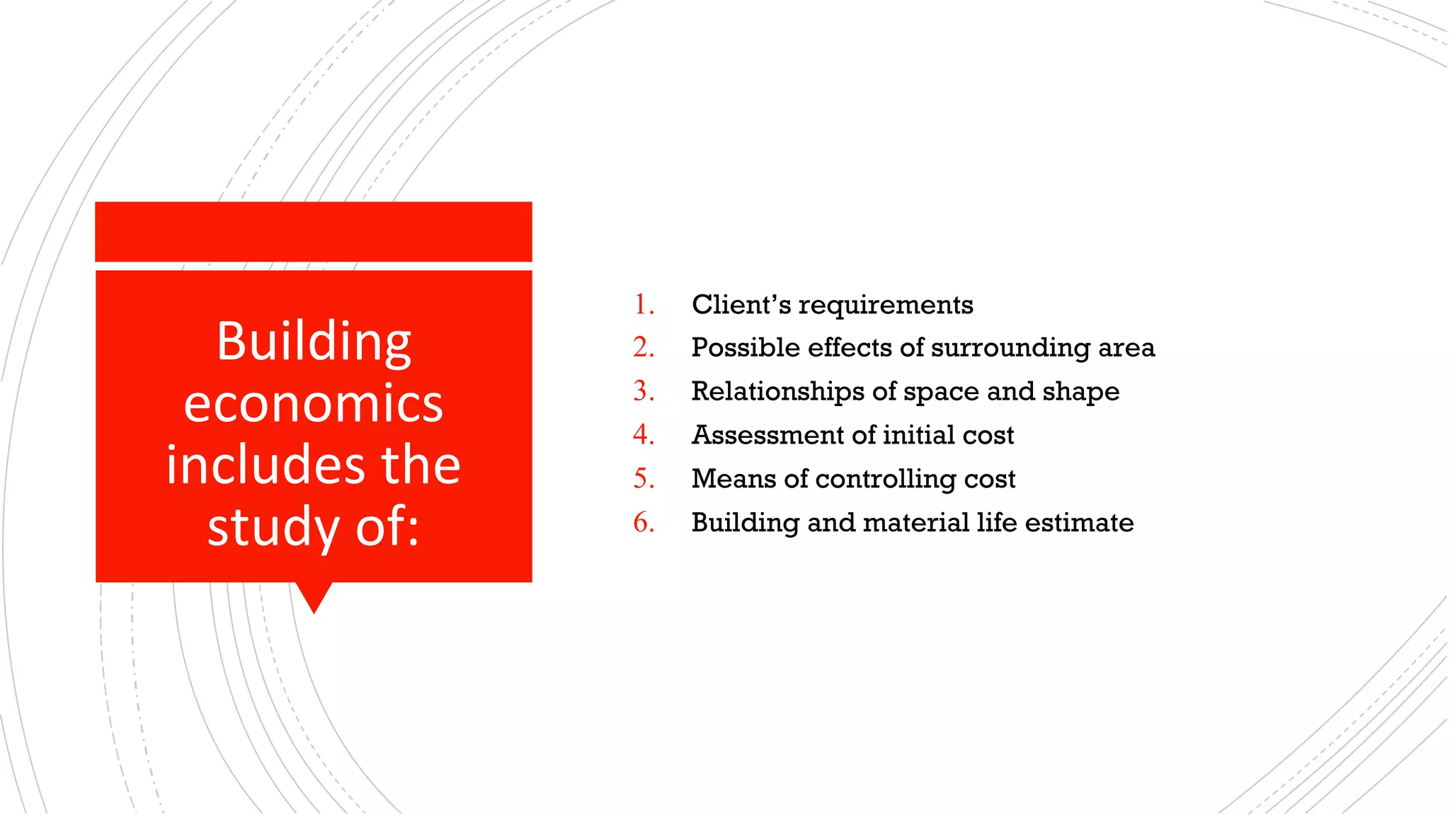 Building Economics Tutorial | PDF