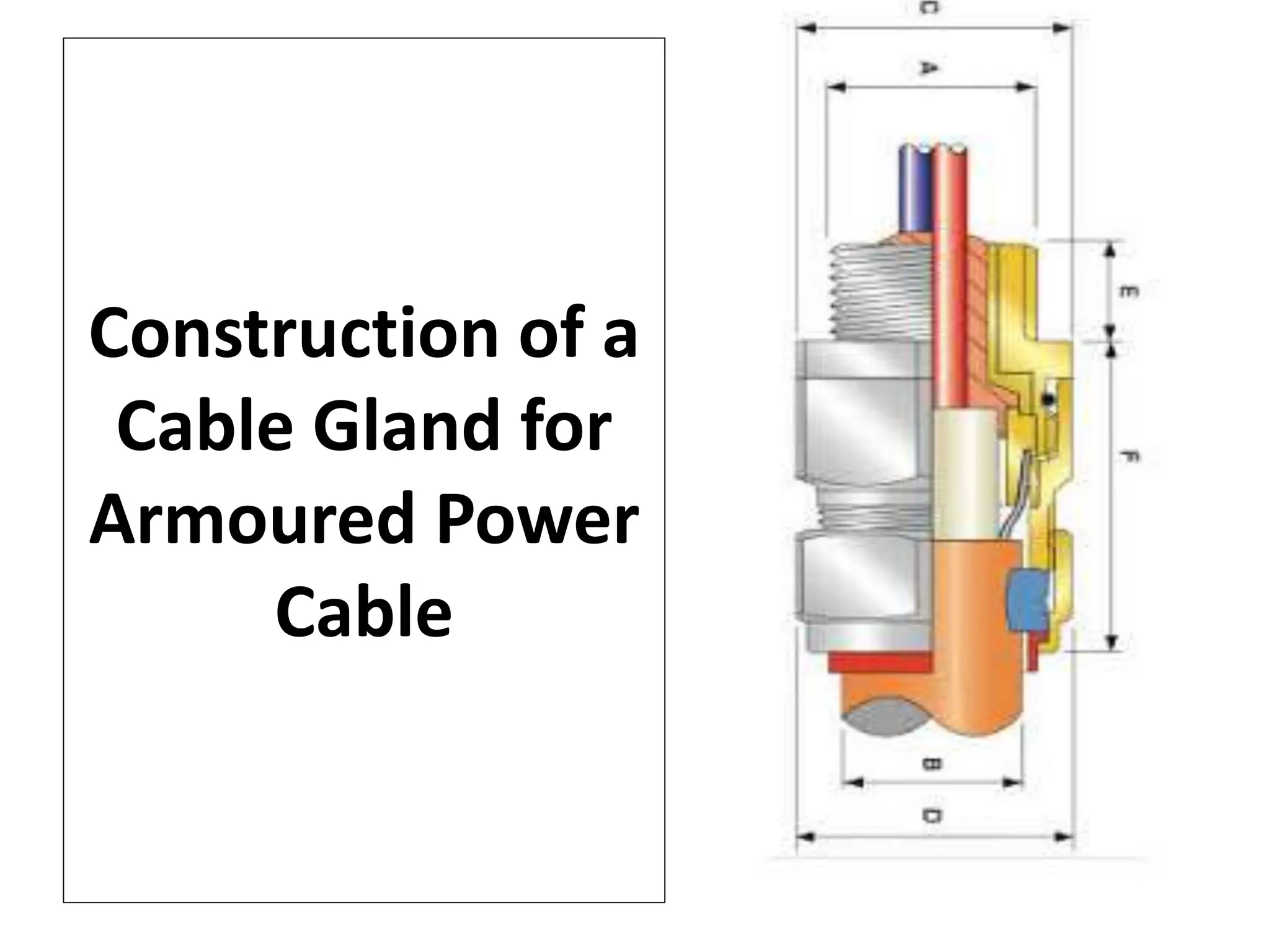 T1 Armoured Cable in a Cable Gland.pptx