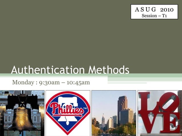 T1 authentication methods | PPT