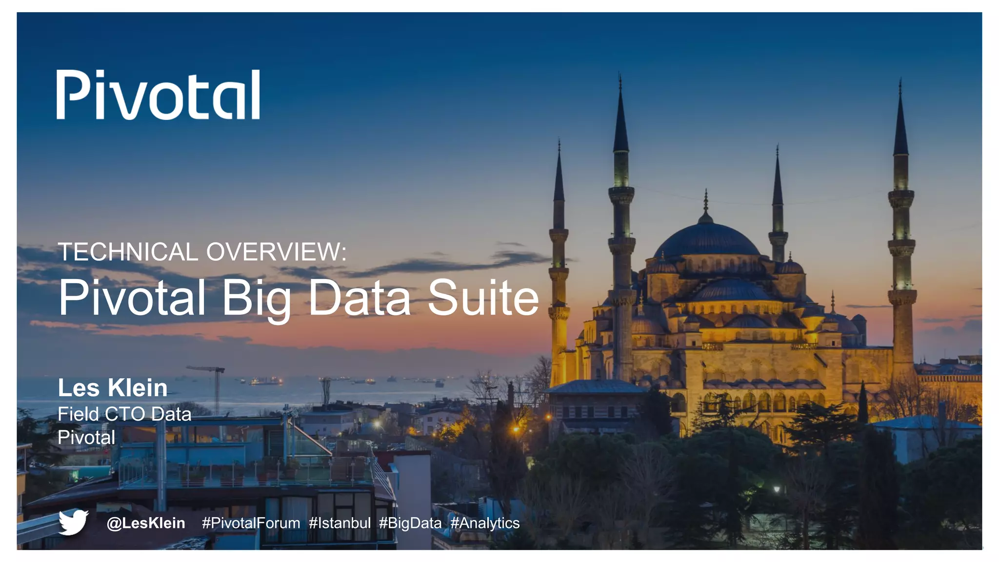 Pivotal Big Data Suite: A Technical Overview | PDF