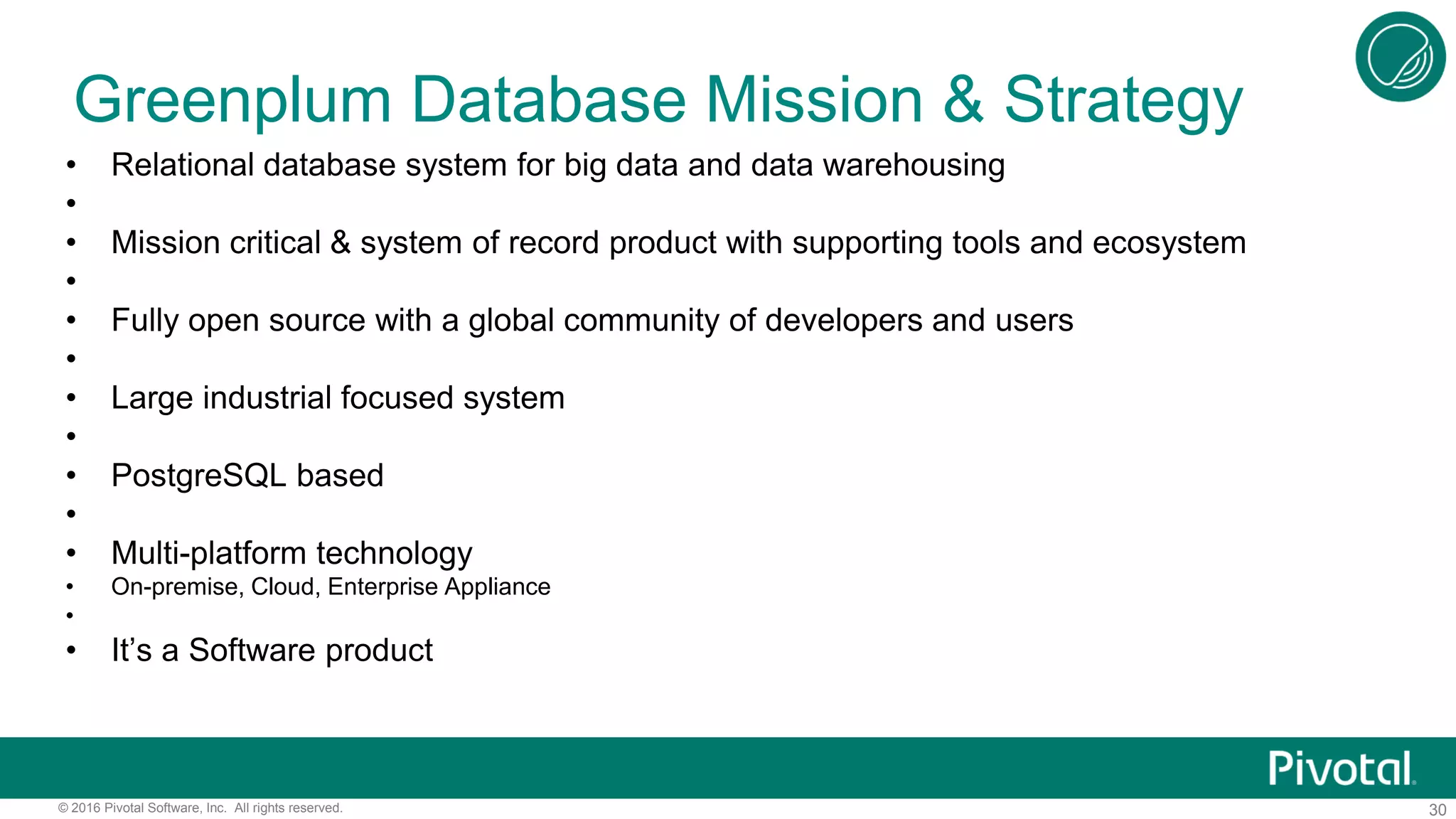 Pivotal Big Data Suite: A Technical Overview | PDF