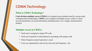GSM vs CDMA | PPTX