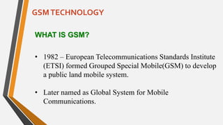 GSM VS CDMA | PPTX